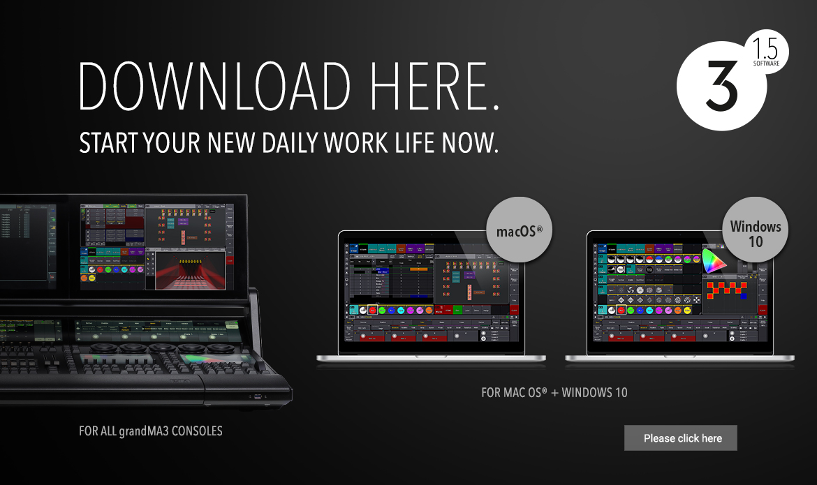 The free-of-cost grandMA3 software | MA Lighting International GmbH